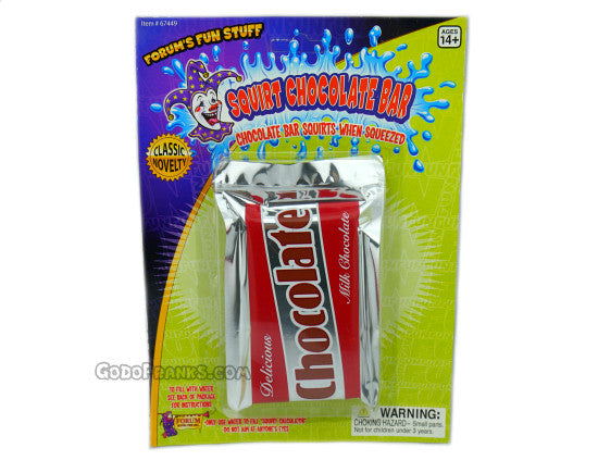 Squirt Chocolate Bar | GoDo Pranks | Online Joke Shop | Prank Store
