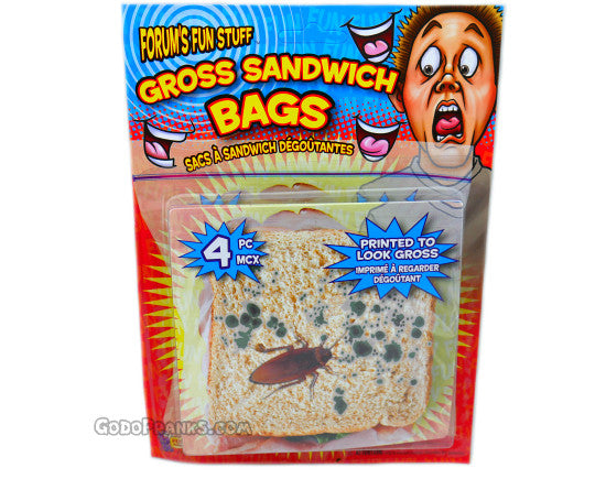 Gross Sandwich Bags | GoDo Pranks | Online Joke Shop | Prank Store